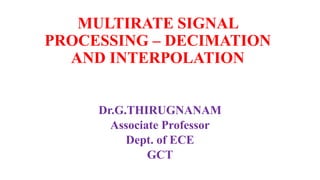 Decimation and Interpolation presentation.pptx