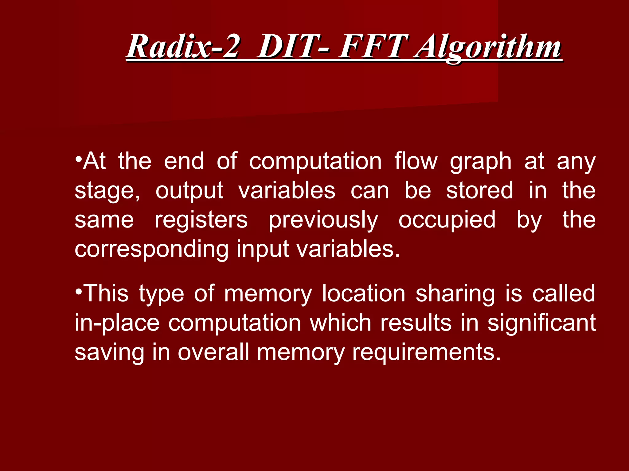 Decimation in time and frequency | PPT