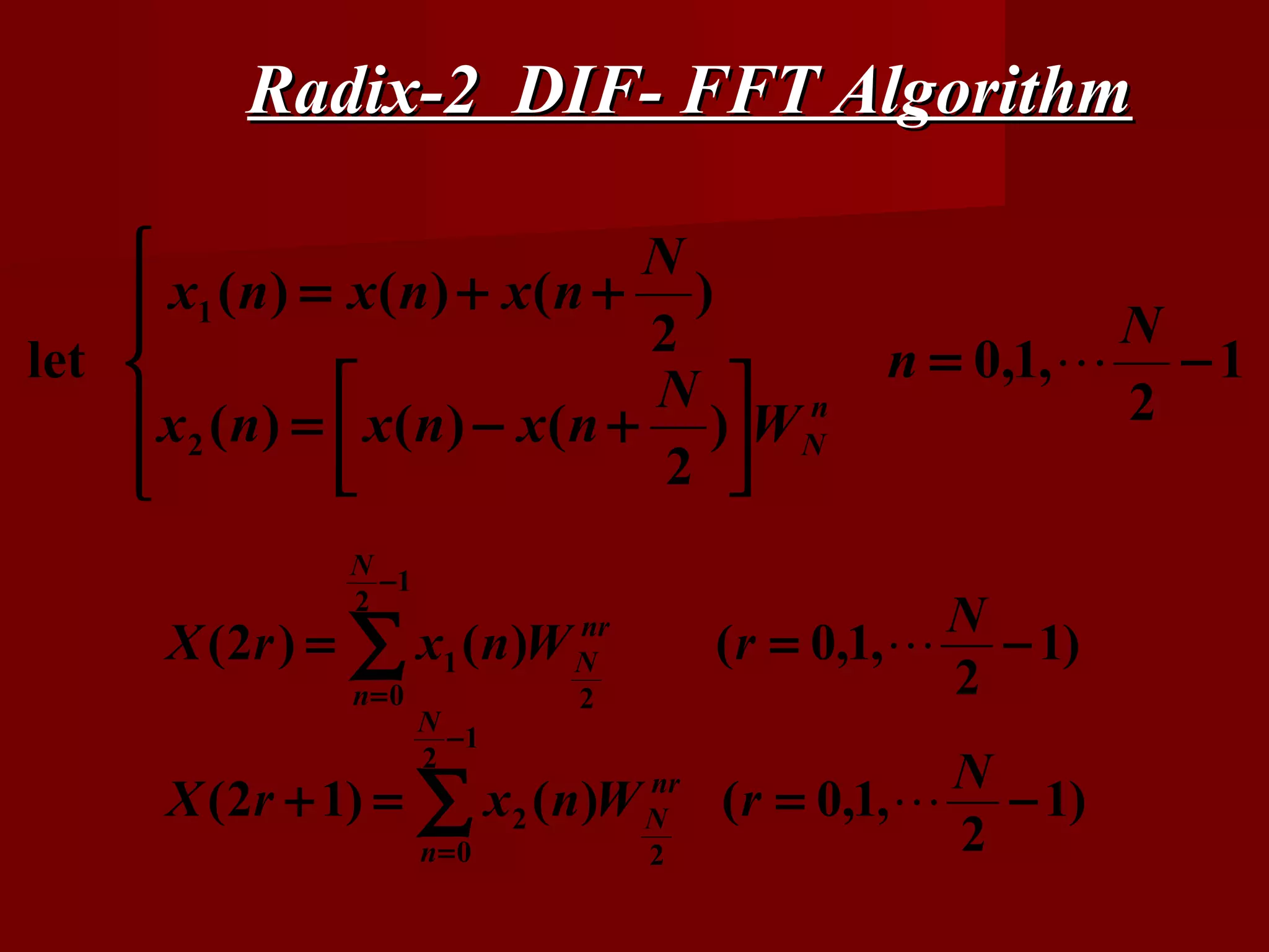 Decimation in time and frequency | PPT