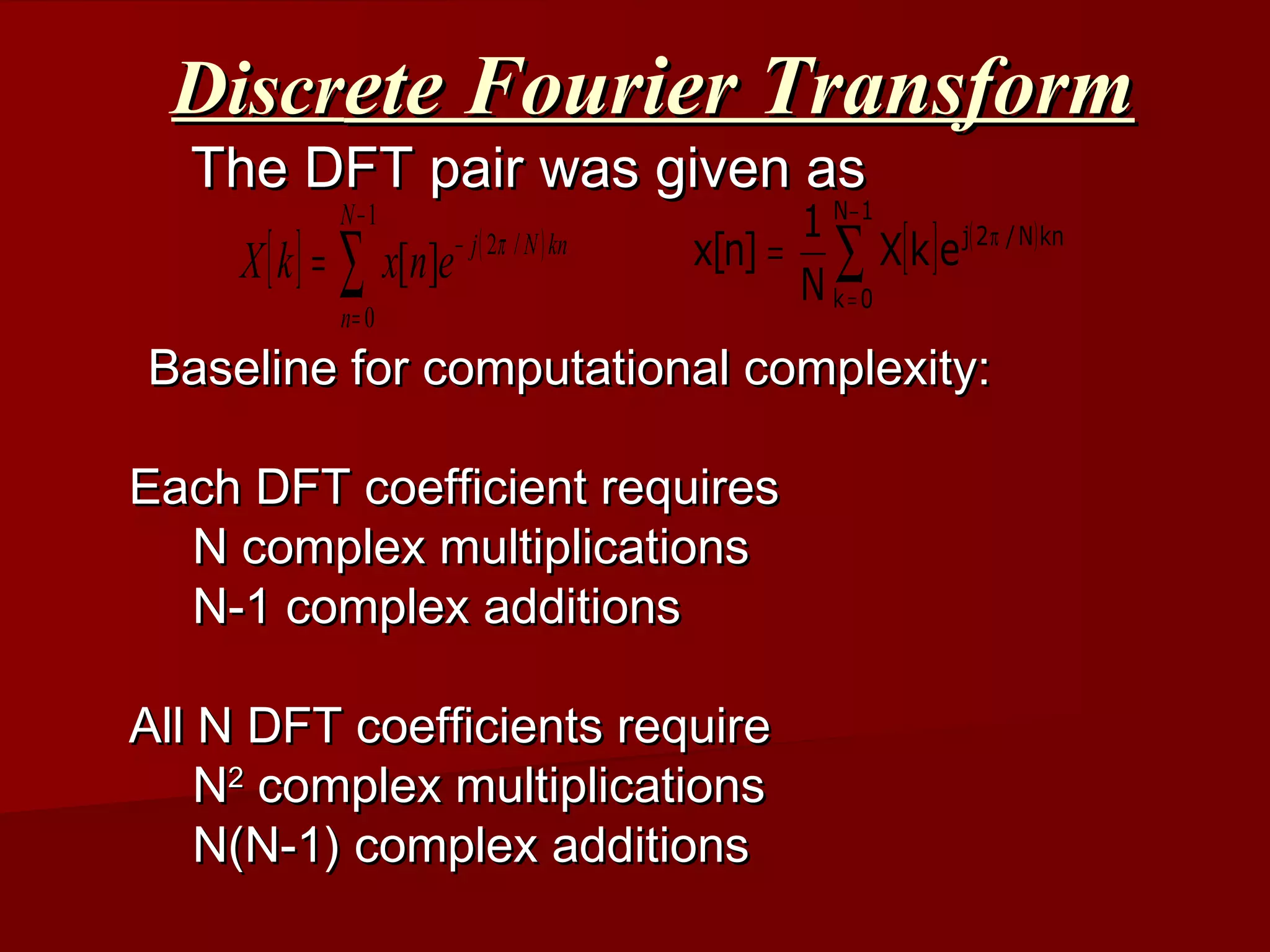 Decimation in time and frequency | PPT