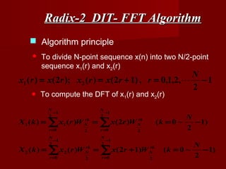 Decimation in time and frequency | PPT