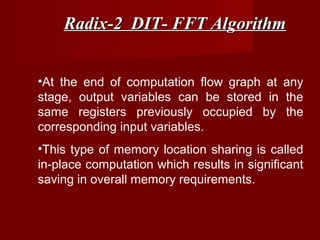Decimation in time and frequency | PPT
