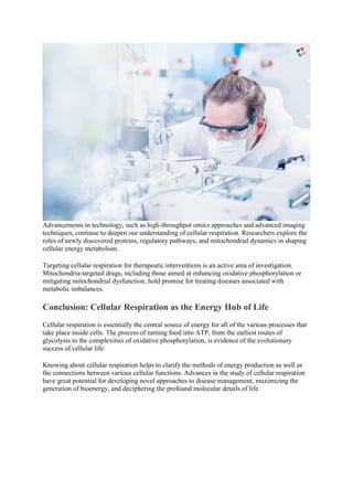 Deciphering Cellular Respiration: Stages, Mechanisms, and Implications ...