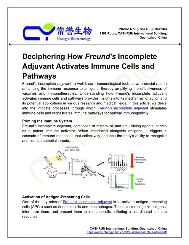 Deciphering How Freund's Incomplete Adjuvant Activates Immune Cells.pdf ...