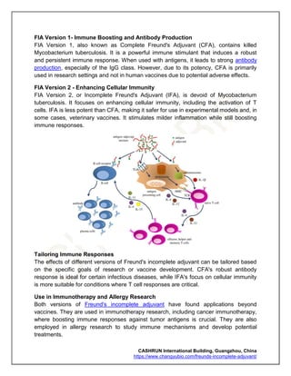 Deciphering How Freund's Incomplete Adjuvant Activates Immune Cells.pdf