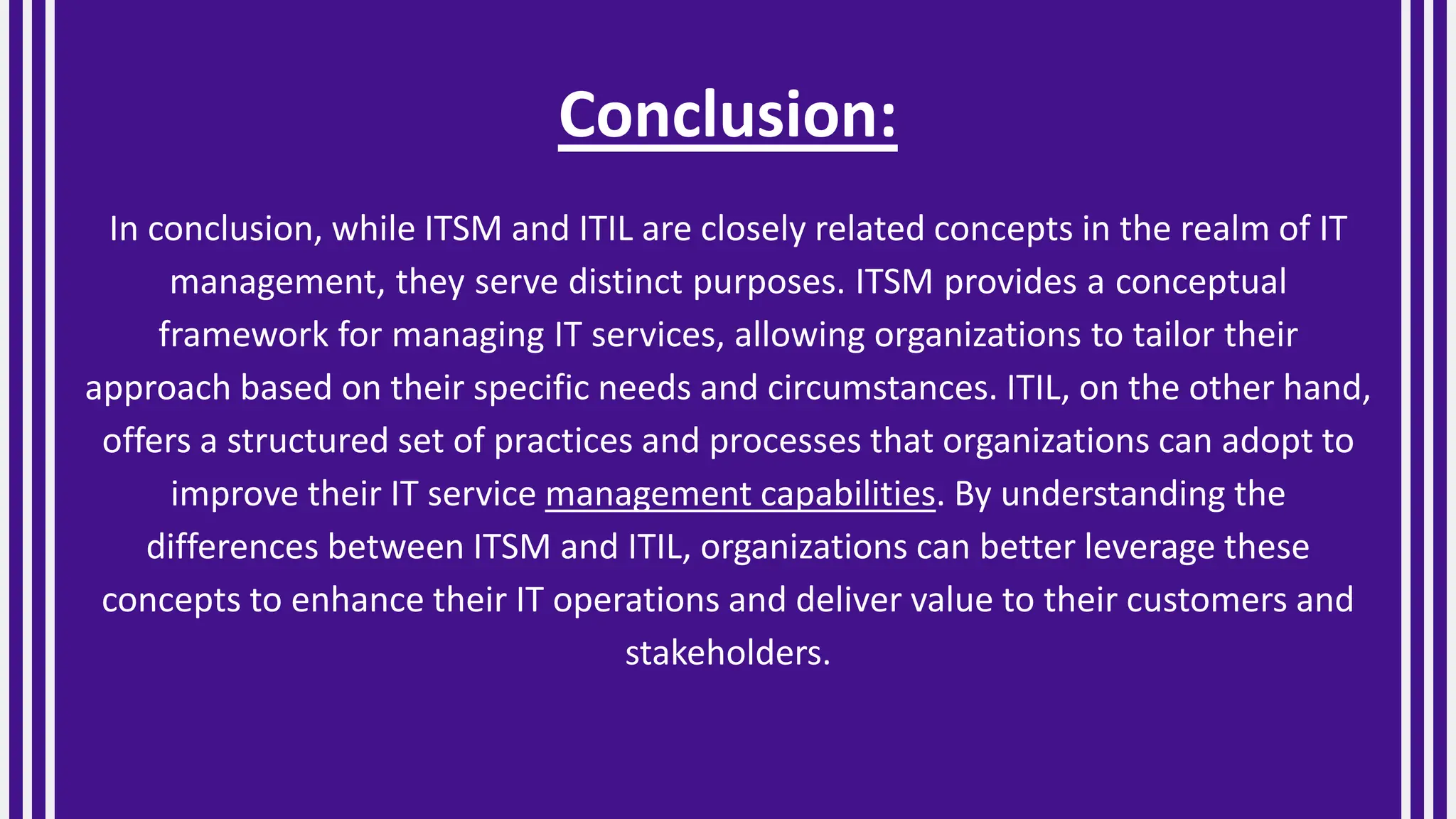 Deciphering the Difference ITSM vs ITIL A Comprehensive Comparison.pptx