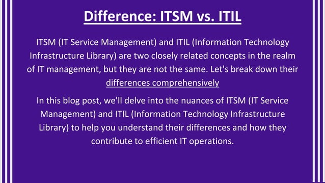 Deciphering the Difference ITSM vs ITIL A Comprehensive Comparison.pptx