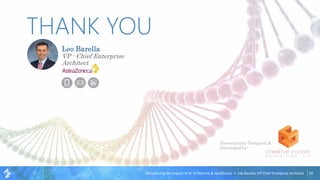 Deciphering the impact of AI to pharma + healthcare | PPTX