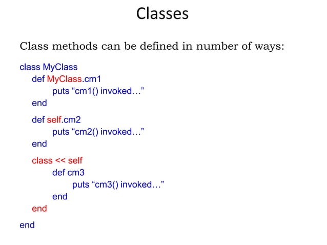 Deciphering The Ruby Object Model Ppt