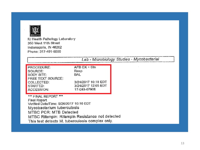 Deciphering Tuberculosis Lab Reports.ppt