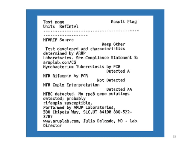 Deciphering Tuberculosis Lab Reports.ppt