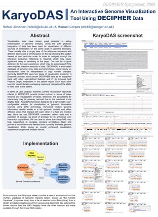 An Interactive Genome Visualization Tool Using DECIPHER Data | PDF