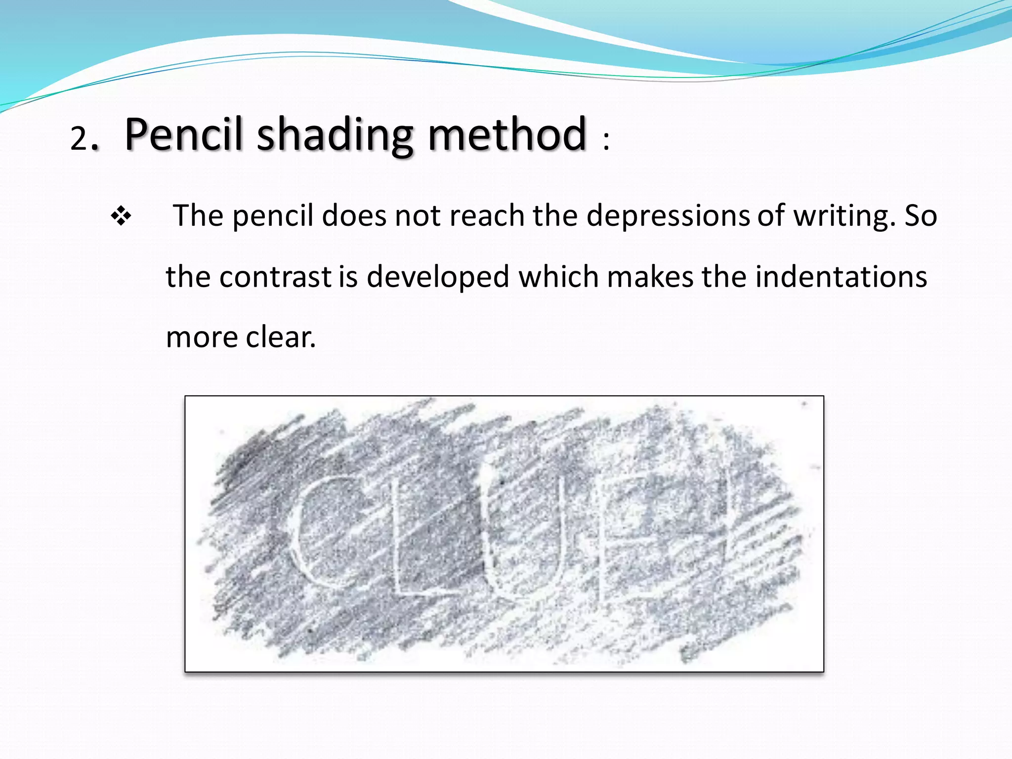 Decipherment of indented writting | PDF