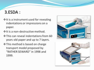 Decipherment of indented writting | PDF