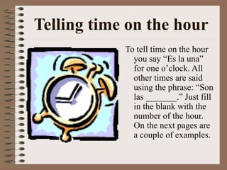 Decir la hora.ppt