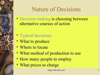 Decision Making | PPT
