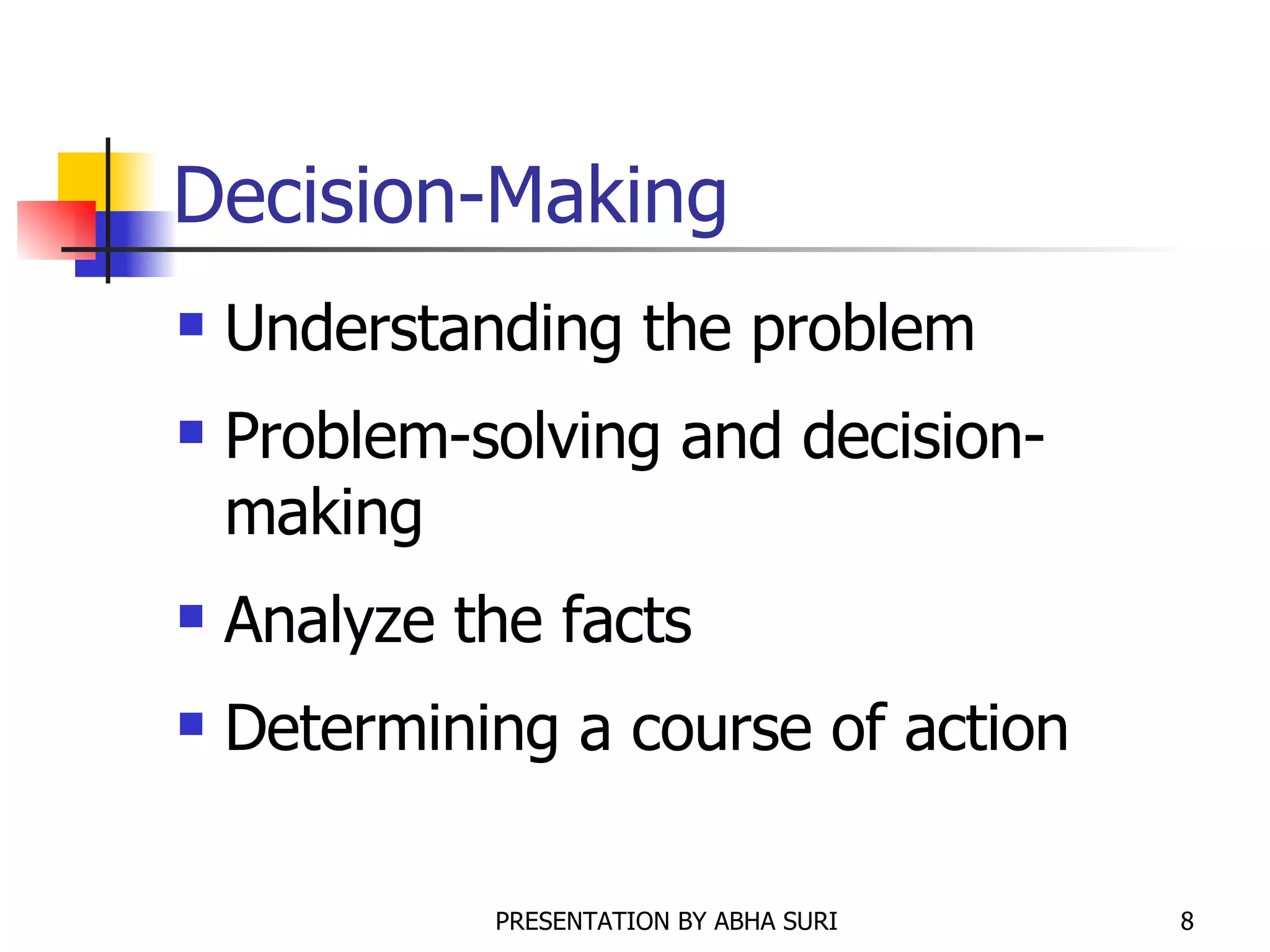 Decision Making | PPT