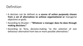 Decision-making in Functions of Management.pptx