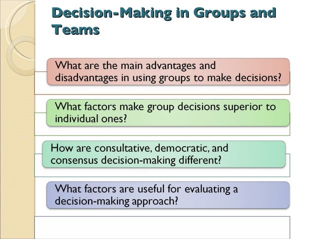 Decision Making And Problem Solving | PPT