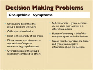 Decision Making And Problem Solving For Feb 24 Class | PPT | Education