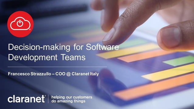 Decision-making for Software Development Teams - Commit University | PPT