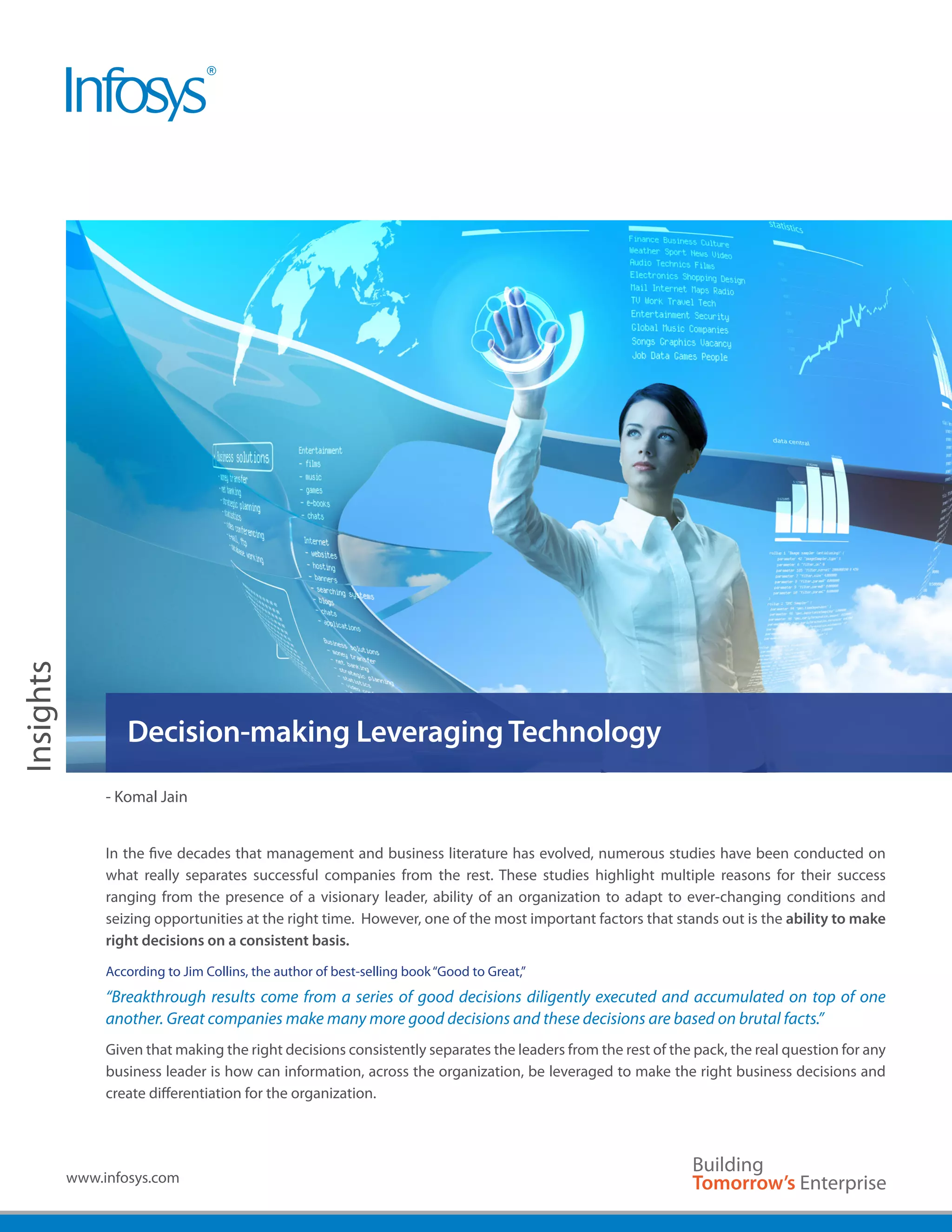 Decision-making Leveraging Technology | PDF