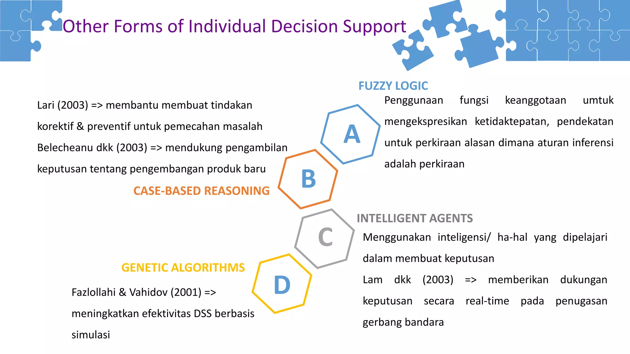 Decision making models, support & problem solving | PPT