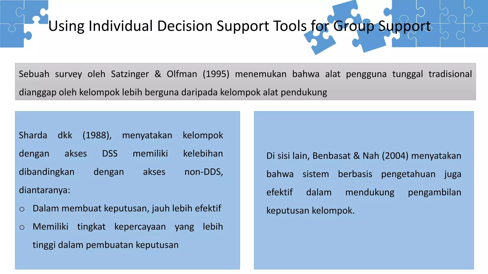 Decision making models, support & problem solving | PPTX