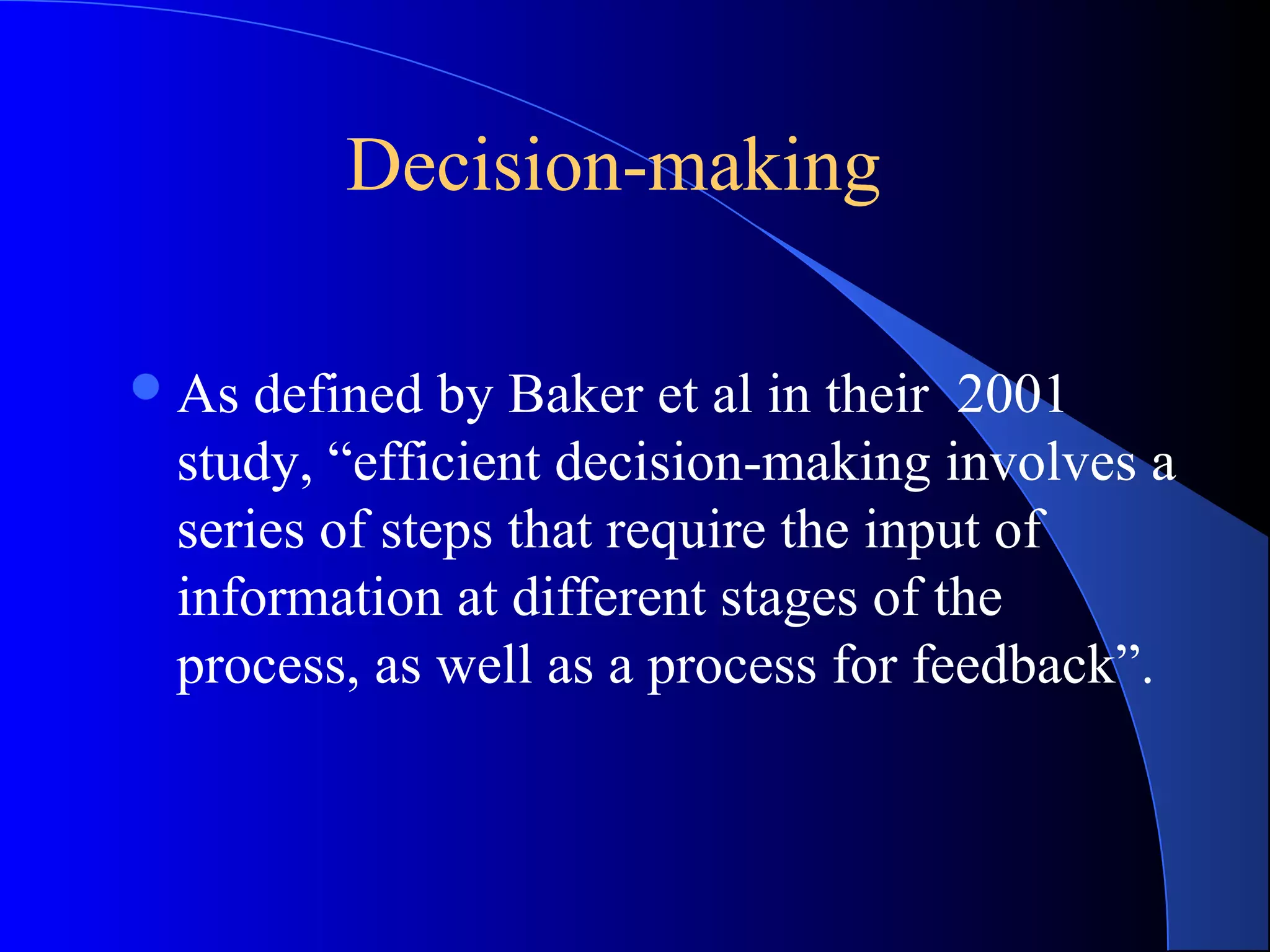 Decision making process | PPT