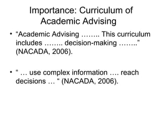 Decision making theories: Implications for Academic Advising, by Tina ...