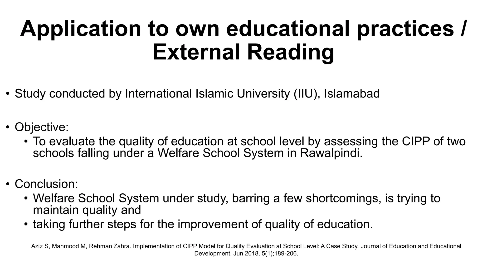 Decision oriented evaluation approaches | PPTX | Education