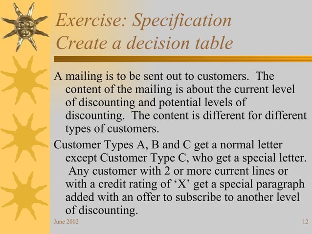 Decision Table Training Session | PPT