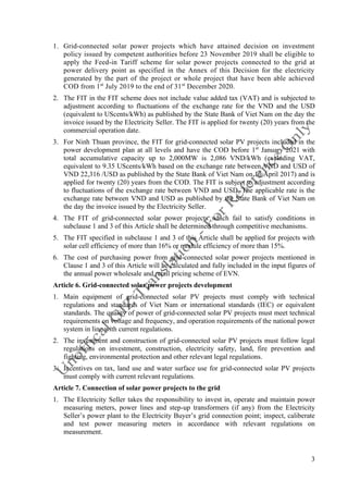 Decision 13/2020/QD-TTg FIT2 of Solar Power Project in Vietnam | PDF