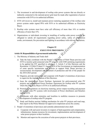 Decision 13/2020/QD-TTg FIT2 of Solar Power Project in Vietnam | PDF