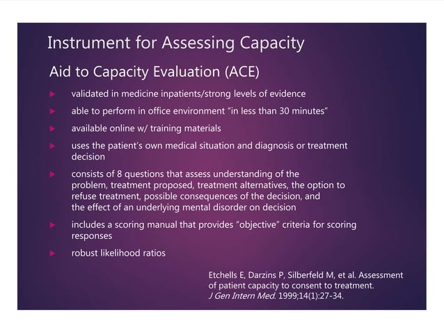Decisional Capacity | PPTX