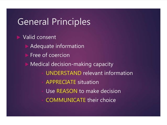 Decisional Capacity | PPTX