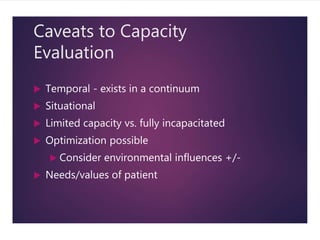Decisional Capacity | PPTX