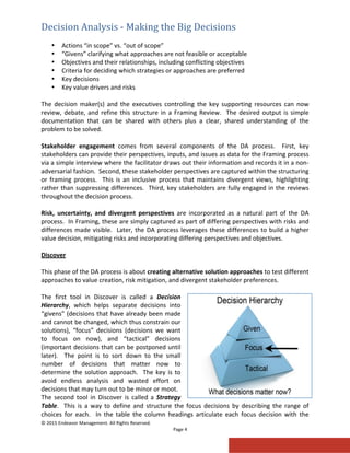 Decision Analysis - Making the Big Decision | PDF