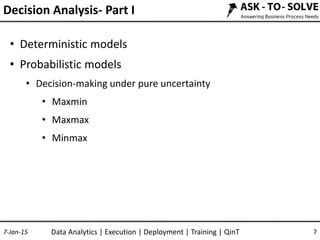 Decision analysis part ii | PPT