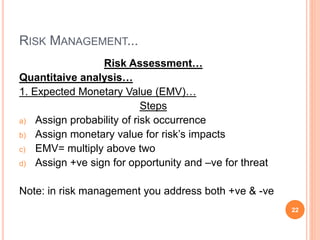 Decision and risk analysis | PPTX