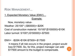Decision and risk analysis | PPTX
