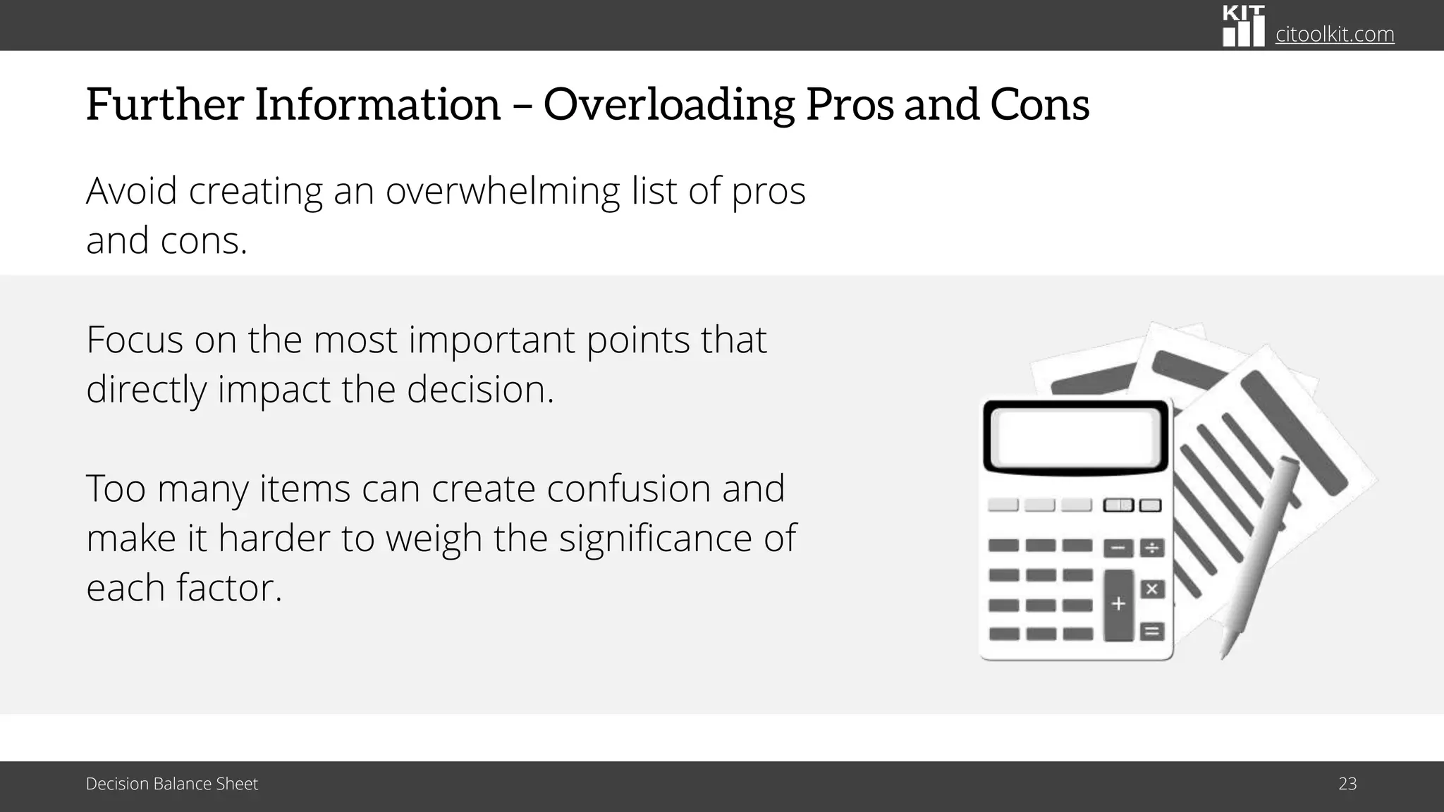 Decision Balance Sheet: Evaluating Pros and Cons for Better Decisions | PDF