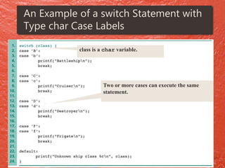 Decision control | PPTX | Programming Languages | Computing