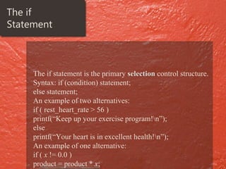 Decision control | PPTX | Programming Languages | Computing