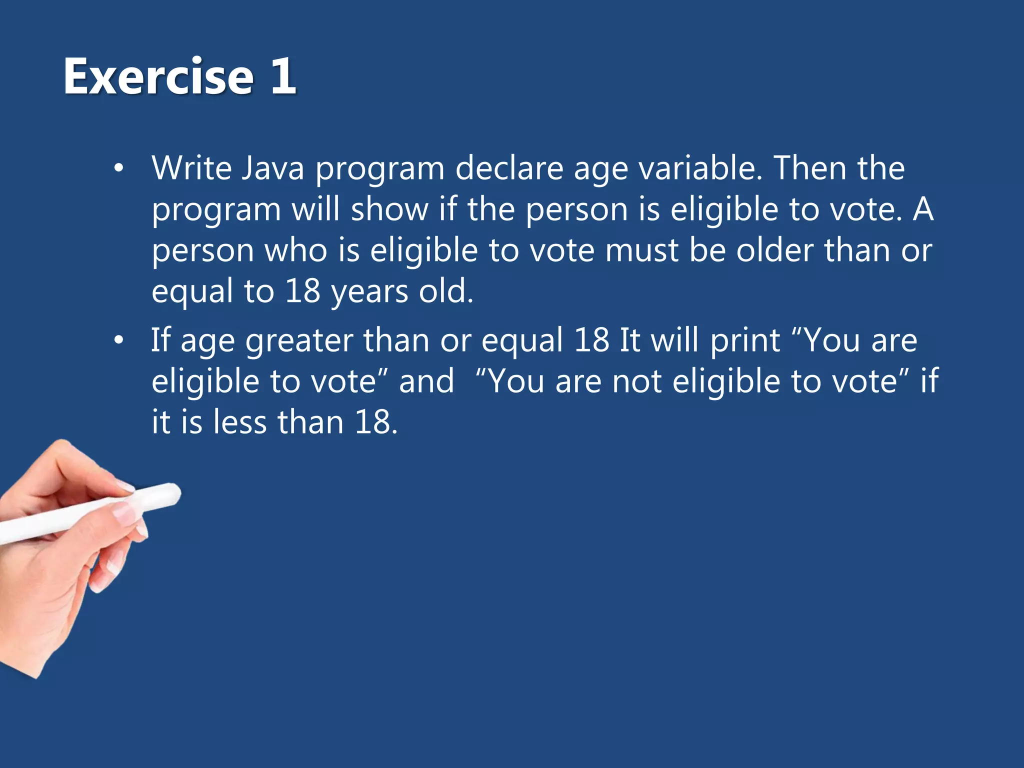 Java Decision Control | PPT Java Decision Control | PPT