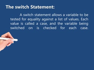 Java Decision Control | PPTX