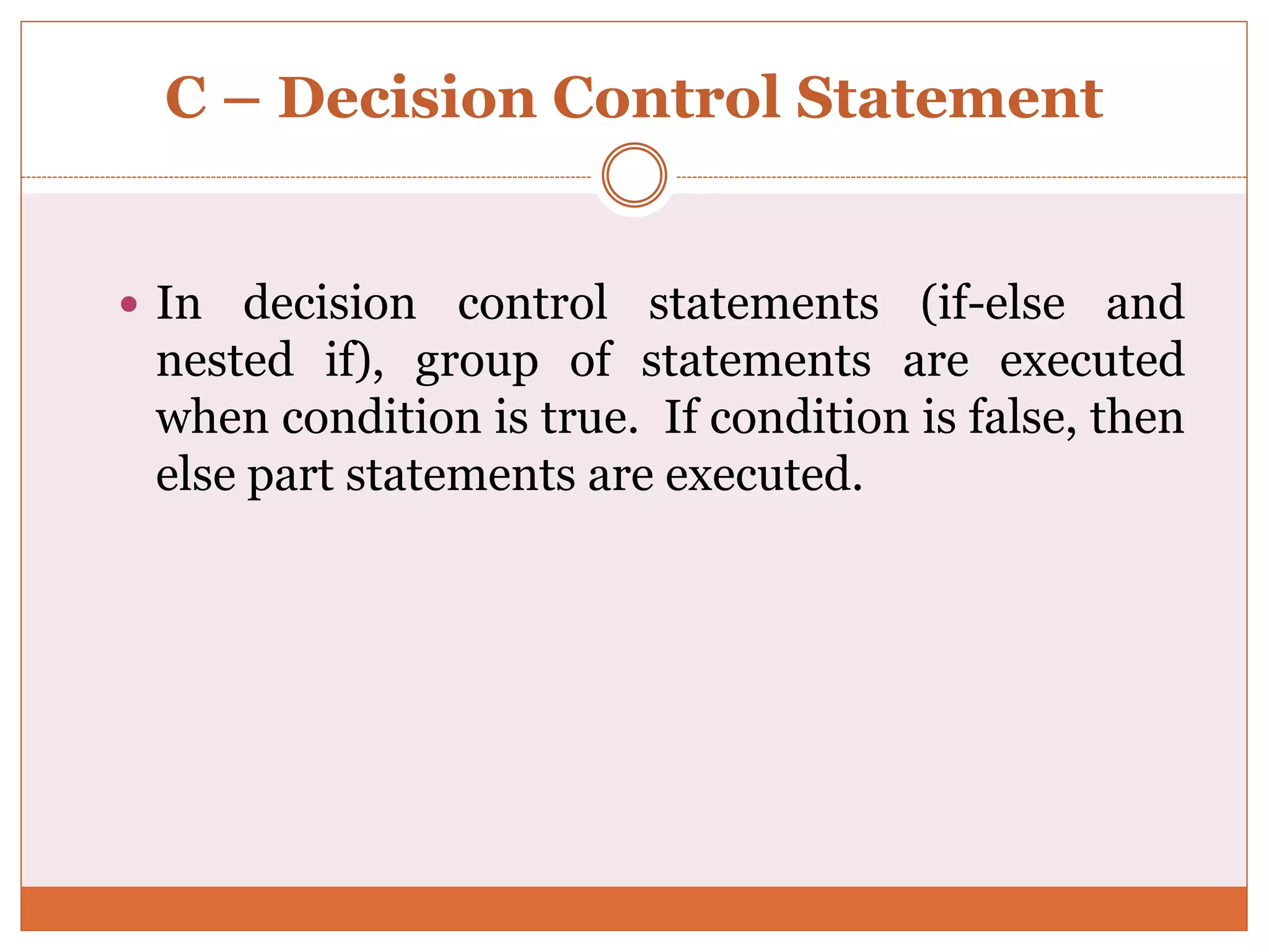 Decision Control And Iterative Statements Pdf Programming Languages Computing