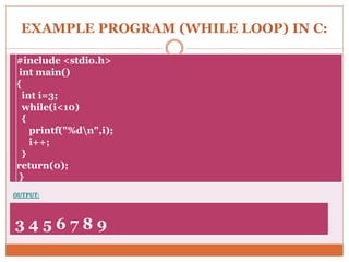 Decision control and iterative statements | PDF