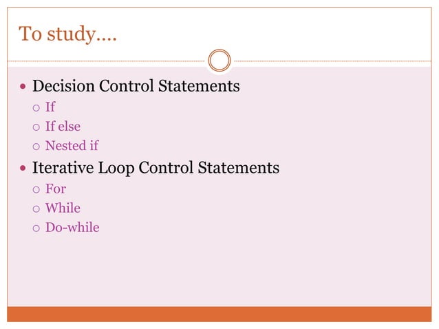 Decision control and iterative statements | PDF | Programming Languages | Computing