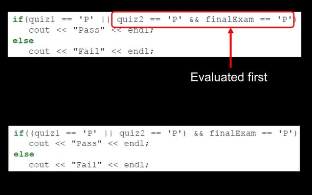 Decision Controls in C++ Programming Lecture | PPT